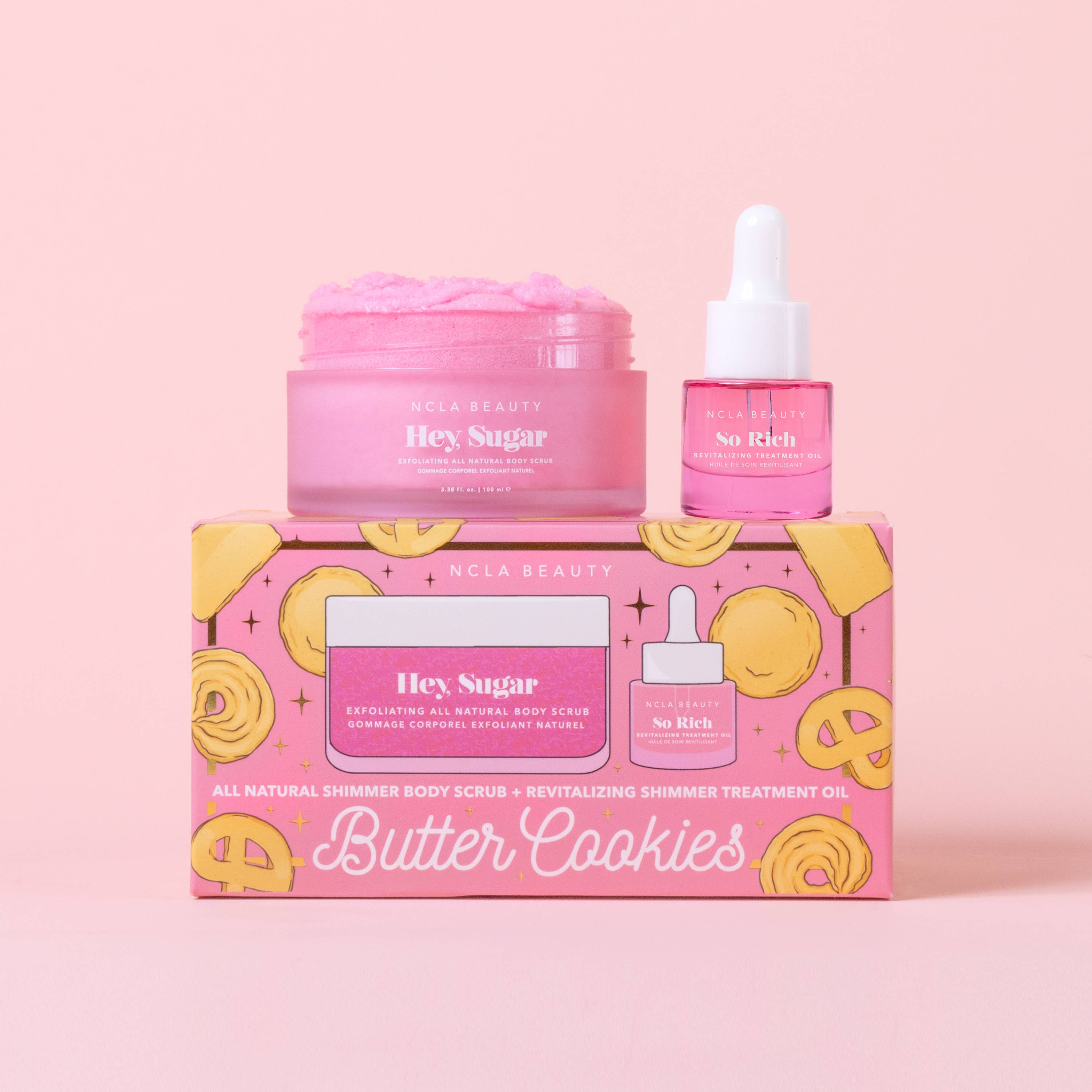 Butter Cookies Body Scrub + Treatment Oil Gift Set – Niche Beauty